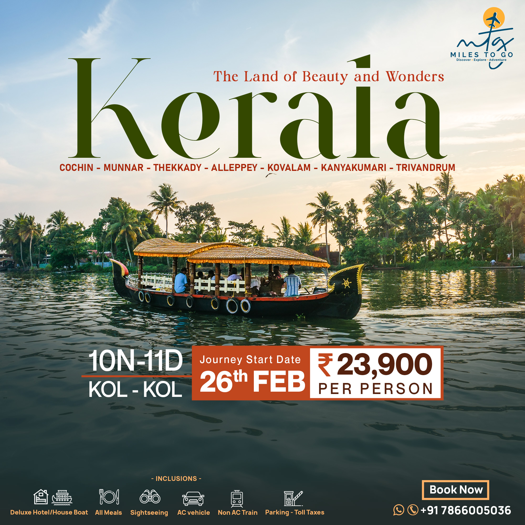 Kerala Tour Deals 2025 | Affordable Kerala Packages – MTG Travels ...